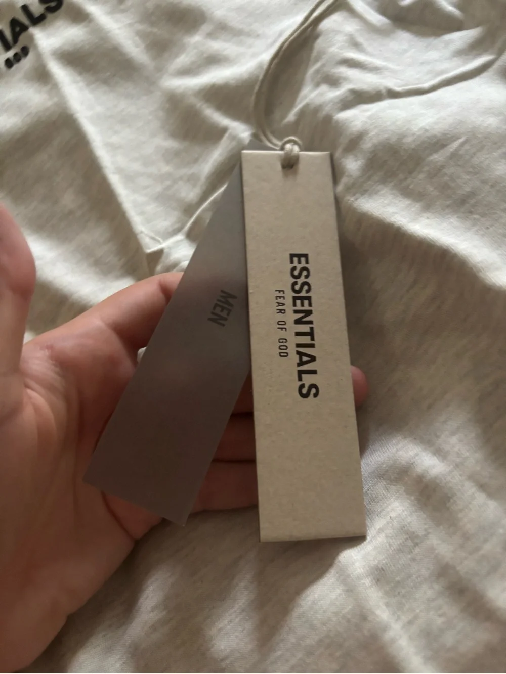 Fear of God | Shirts | Fear Of God Essentials Tshirt In Light Gray With ...